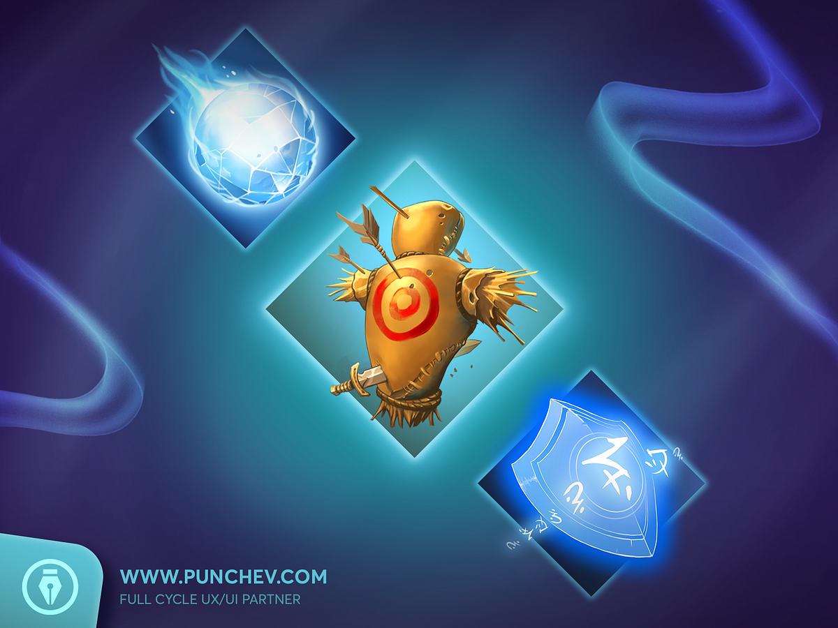 Illustrative Game Icons by PUNCHev Group on Dribbble