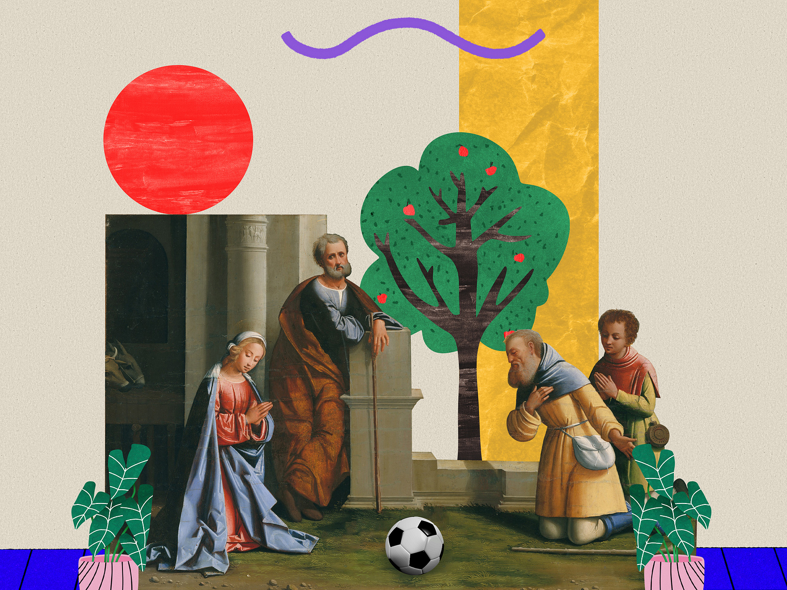 Football Praise- Digital Collage by Juan Lugo on Dribbble