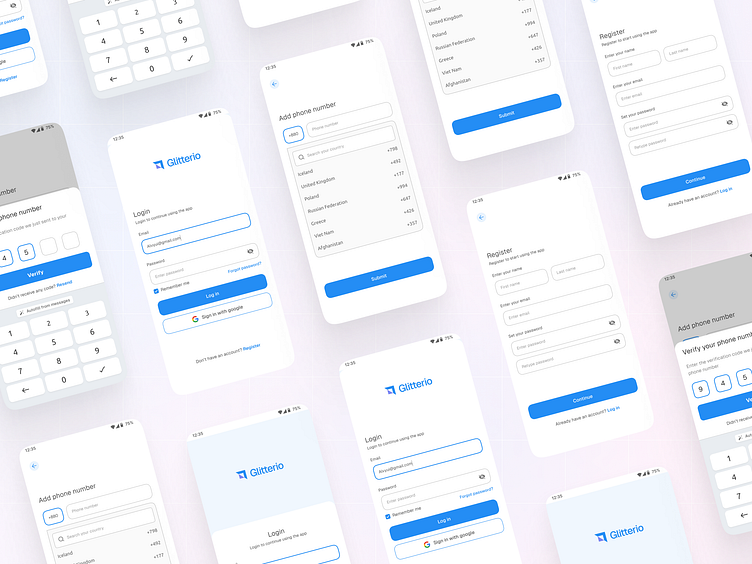 Login, Sign Up, Register Ui design by Rabbani Rasha Alvy on Dribbble
