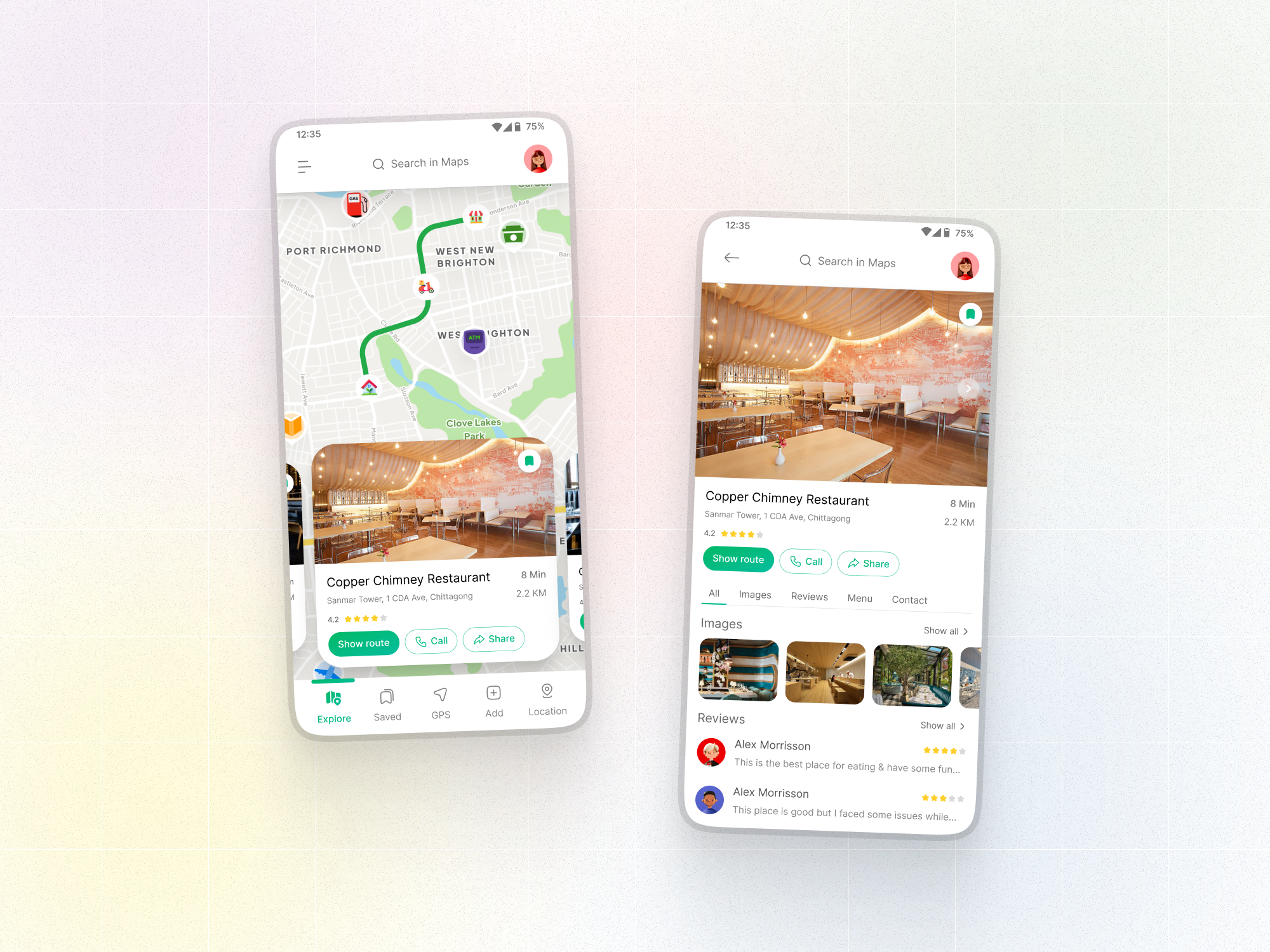 Browse thousands of Map UI App images for design inspiration | Dribbble