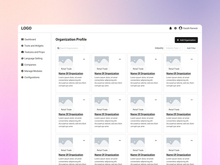 Profile Screen designs, themes, templates and downloadable graphic ...
