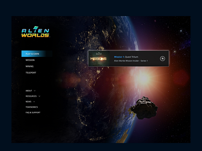 Alien World Platform Homepage Redesign by Chidiebube on Dribbble