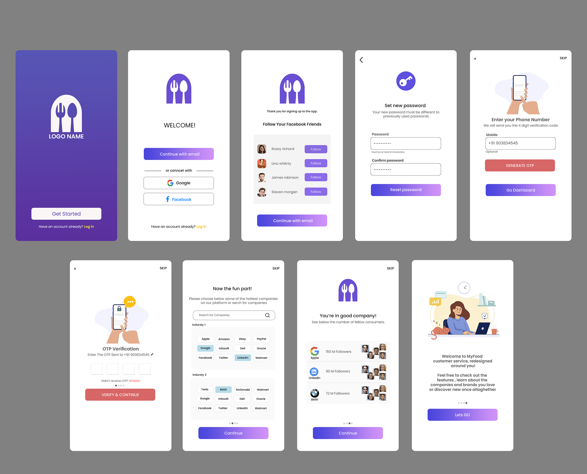 User Registration Flow By Sharad Mante On Dribbble