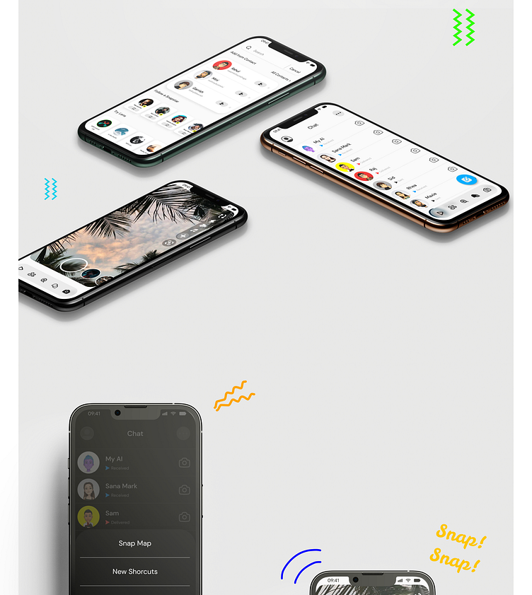 Snapchat UI/UX Short Case study and UI Redesign. by Abhilash Mishra on ...