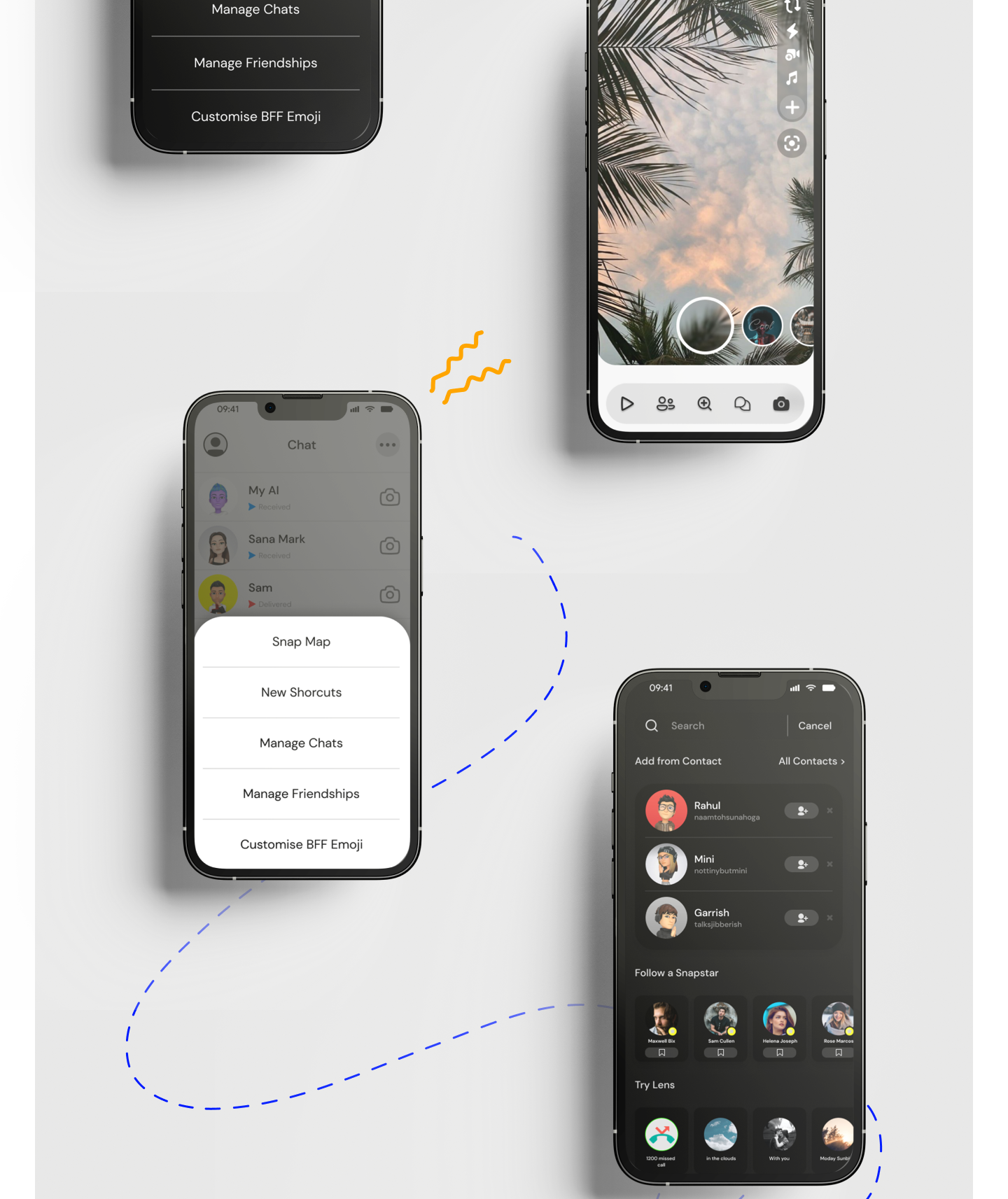Snapchat UI/UX Short Case study and UI Redesign. by Abhilash Mishra on ...