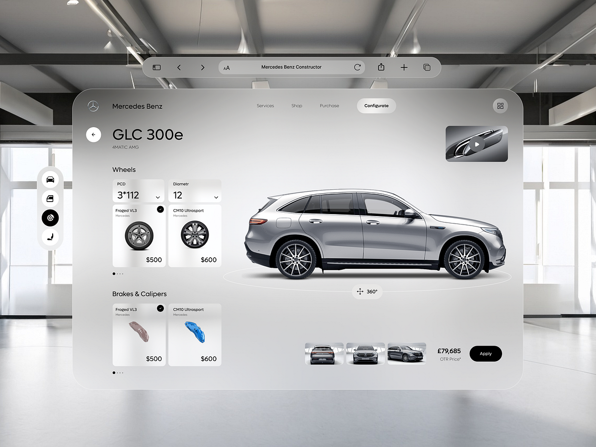 Mercedes Configurator – Сar Customiser Solution by Jack L. for ...