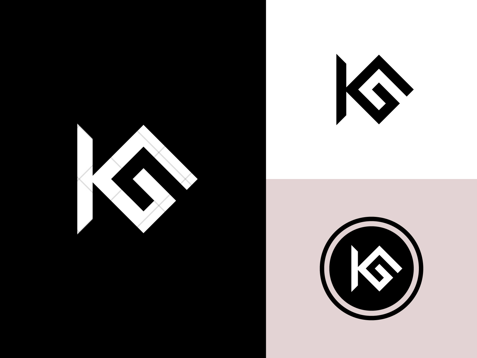 KG Monogram by Sabuj Ali on Dribbble