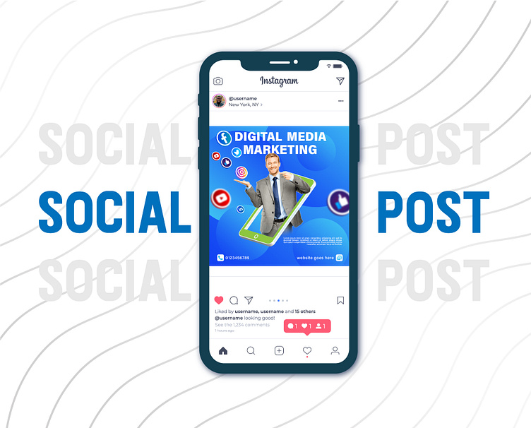 social media free post design by Md Sofiqul Islam on Dribbble