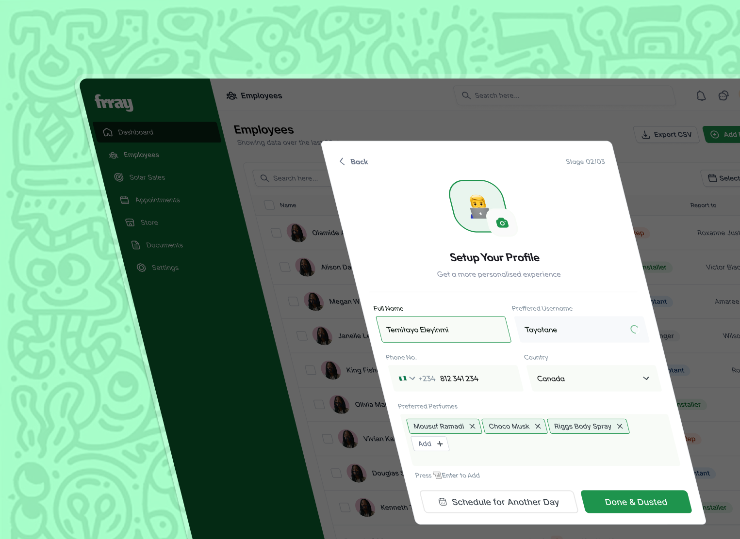 Profile setup UI by Tayotane - Product Designer on Dribbble