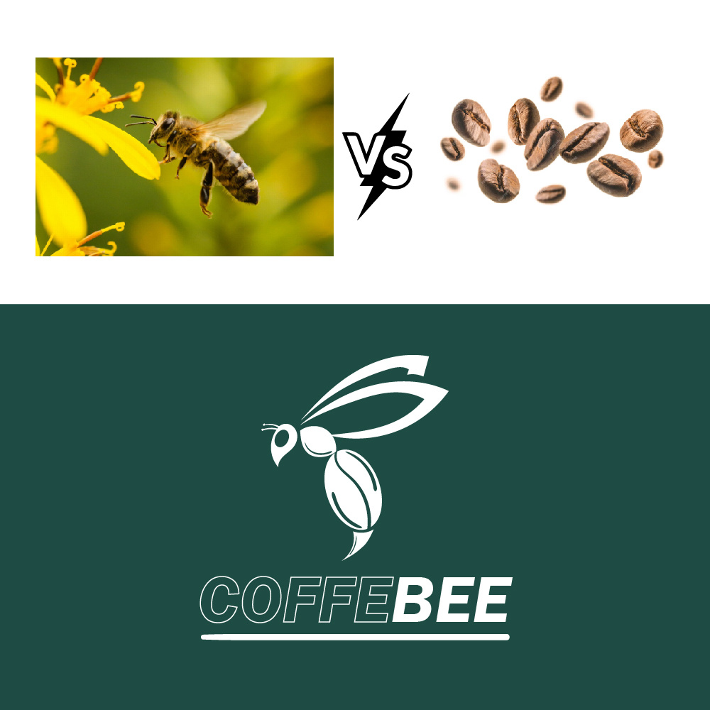 COFFE BEE LOGO DESIGN by ben10_studios on Dribbble