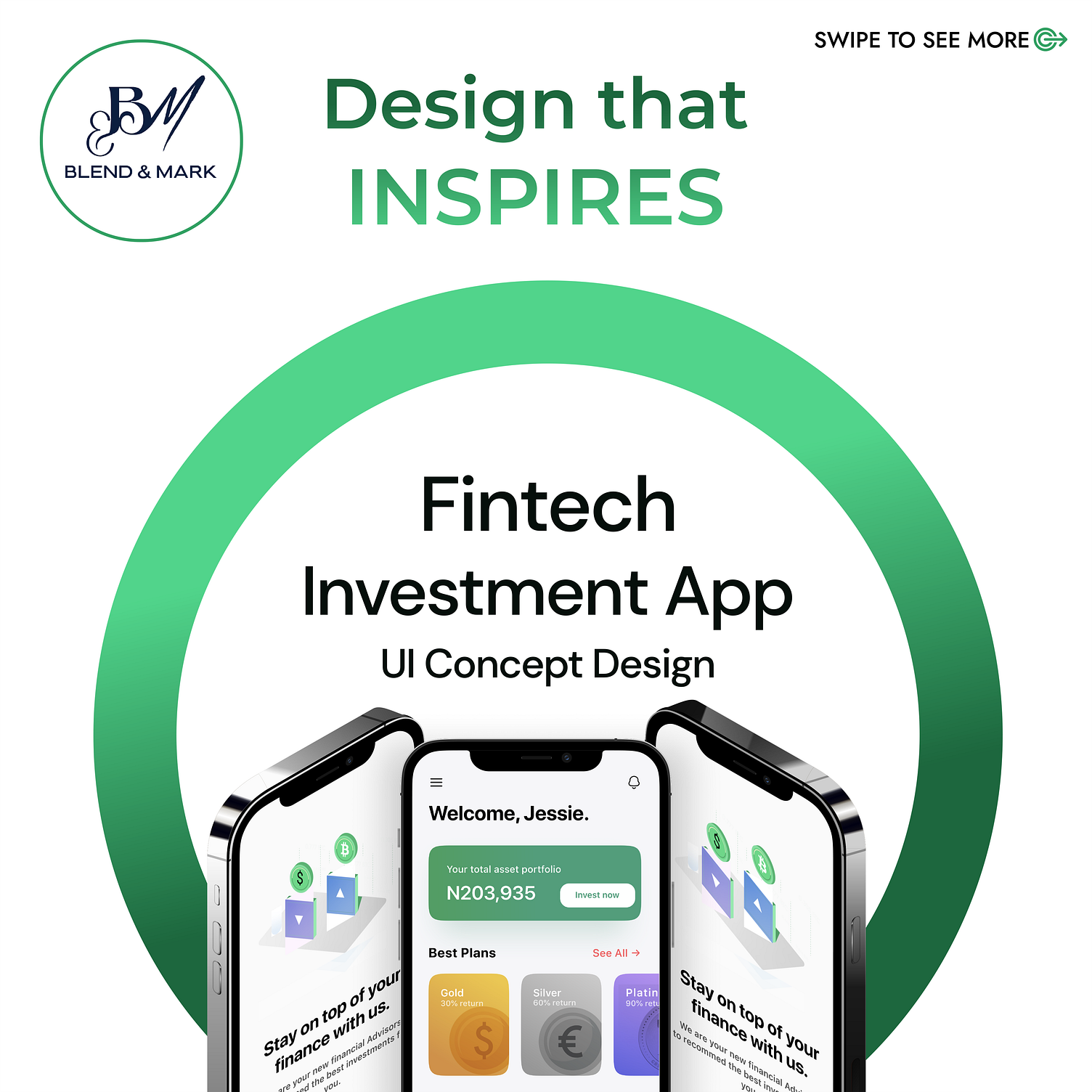 Fintech Investment App UI Design by Vishal Singh on Dribbble