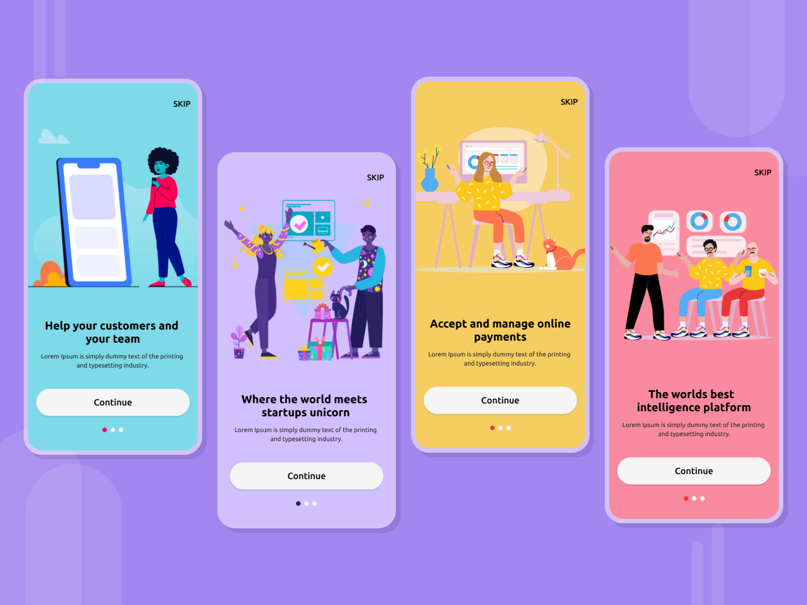 Onboarding Screen UI Design by NehaGuleria on Dribbble