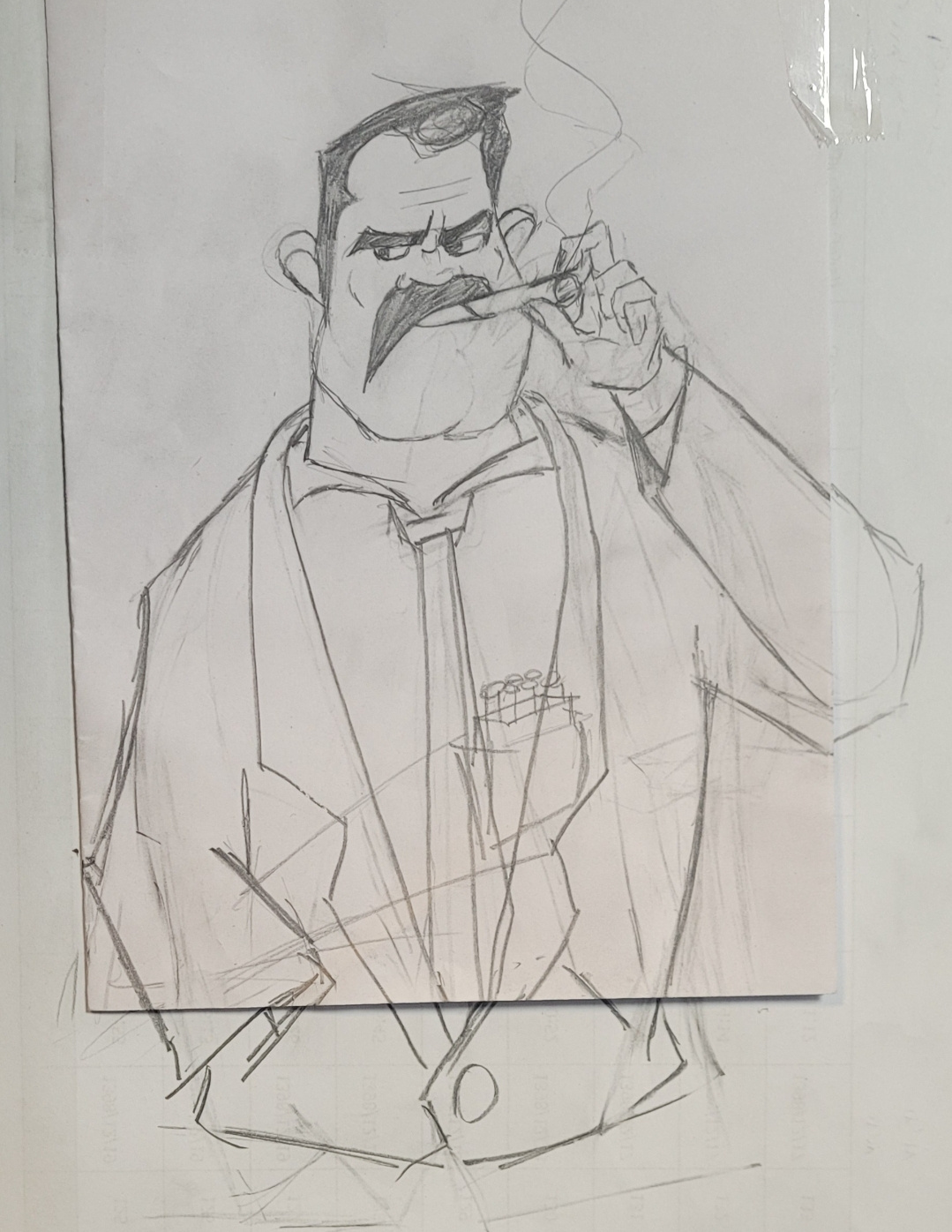 Designing God father character by Rosie Mehrabani on Dribbble
