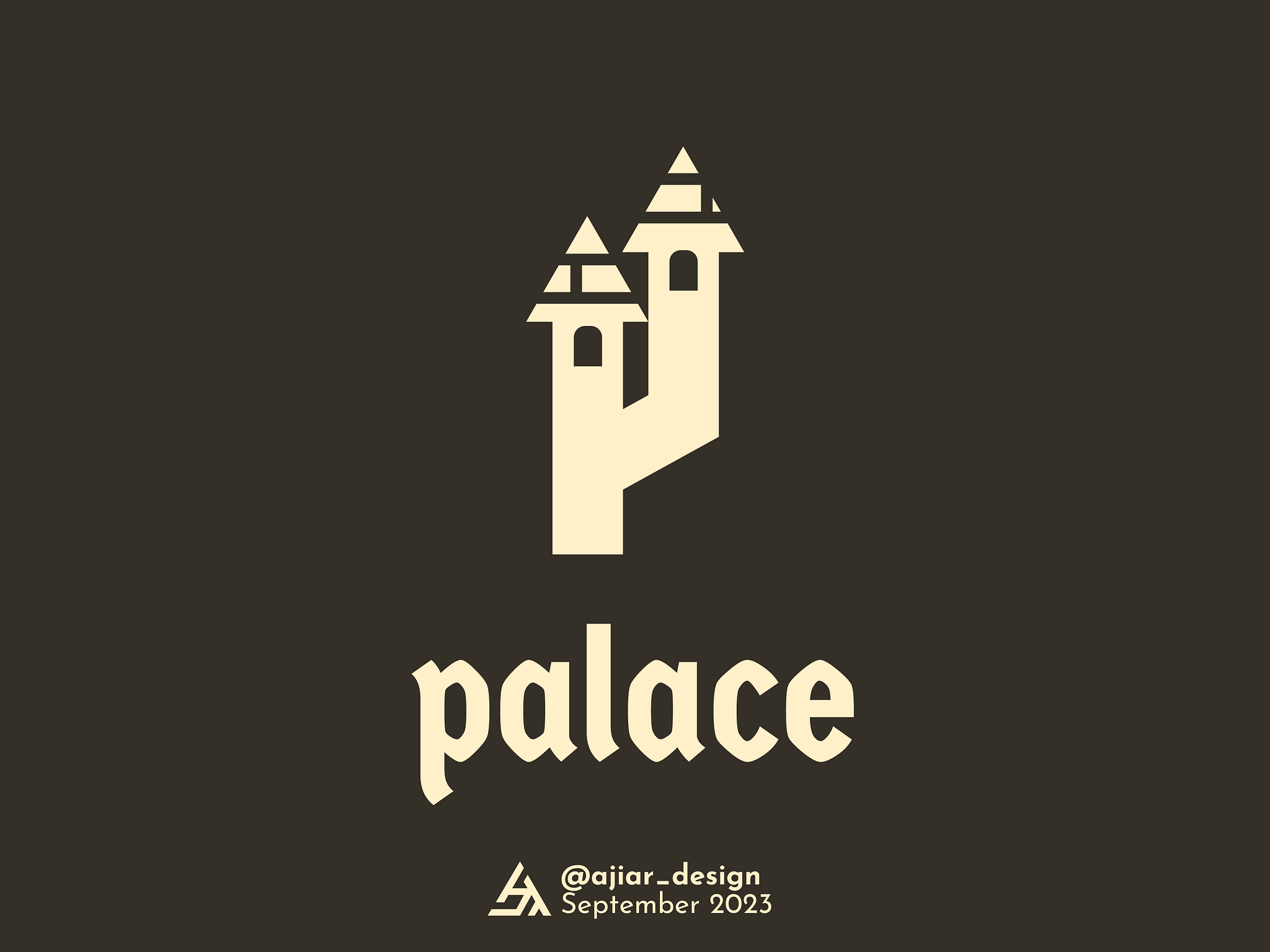 Palace Logo by Aji AR on Dribbble