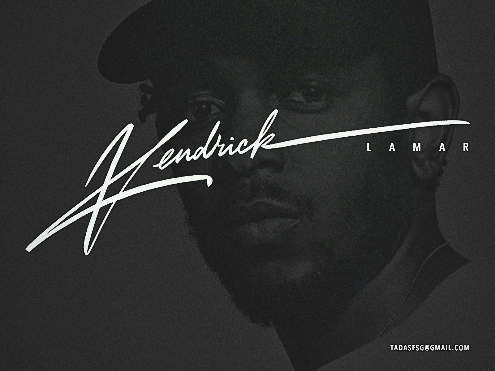 Kendrick Lamar by ForSureLetters on Dribbble