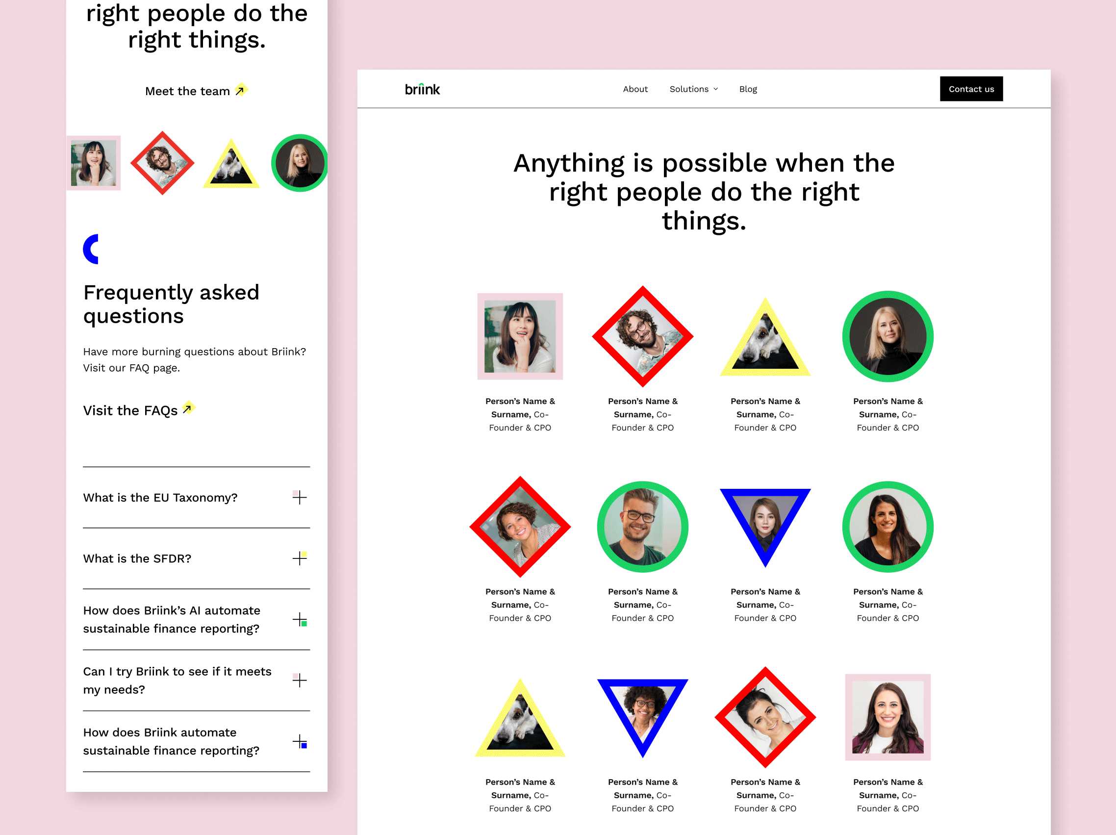 Team Section designs, themes, templates and downloadable graphic ...