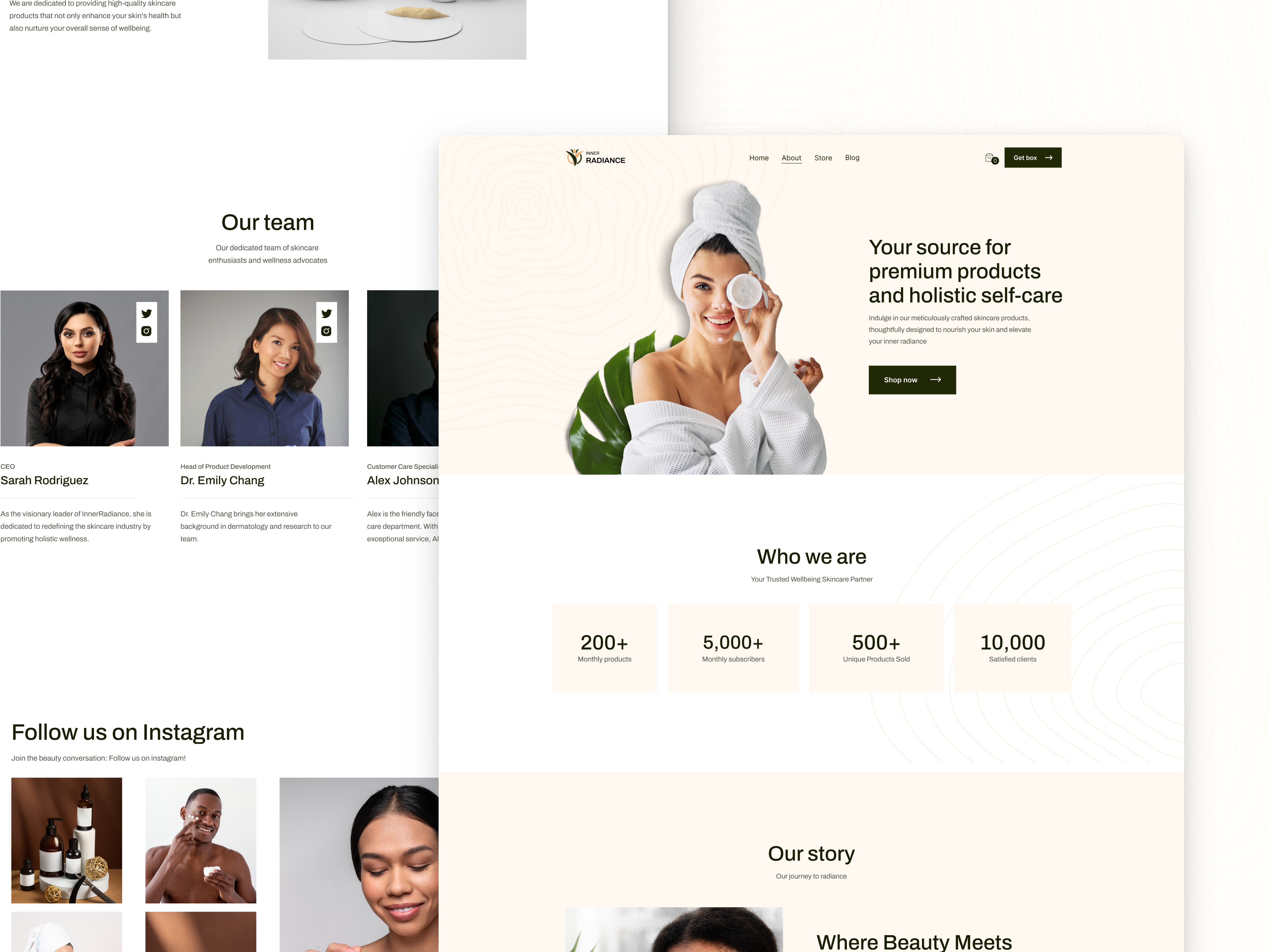 InnerRadiance - Wellness Website Design by Geek Up My Site on Dribbble