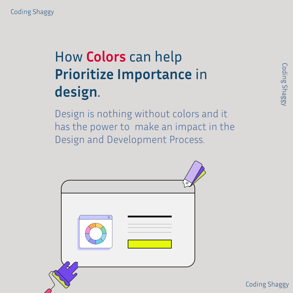 How Colors can help prioritize Importance in Design. by CodingShaggy on ...
