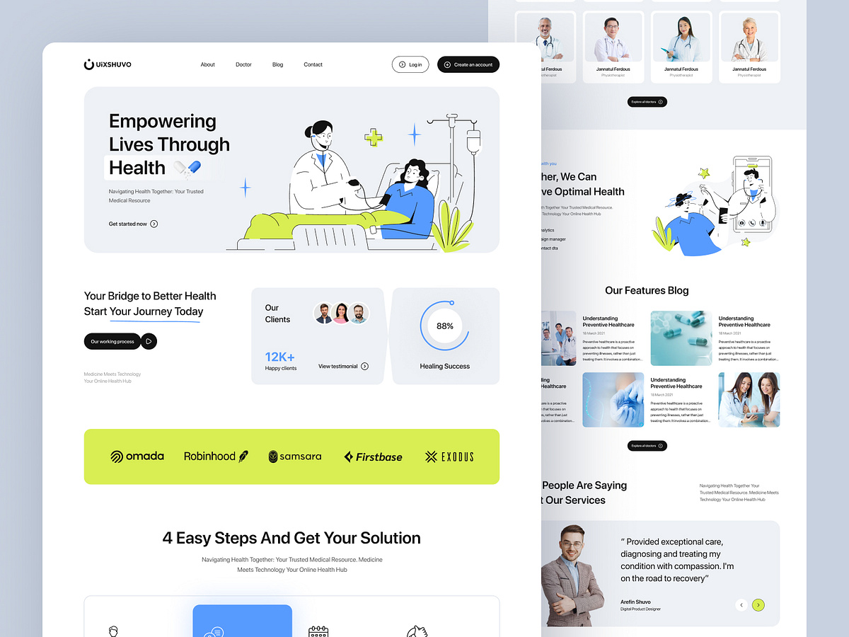 Browse thousands of Health Care images for design inspiration | Dribbble
