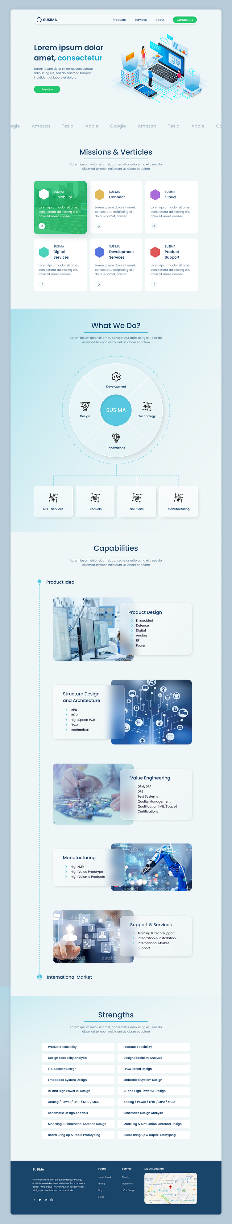 IOT Website Homepage Design by Thoufik Abdullah on Dribbble