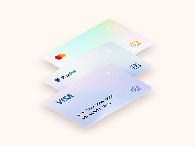 Modern Card Design by Sabbir Ahmed on Dribbble