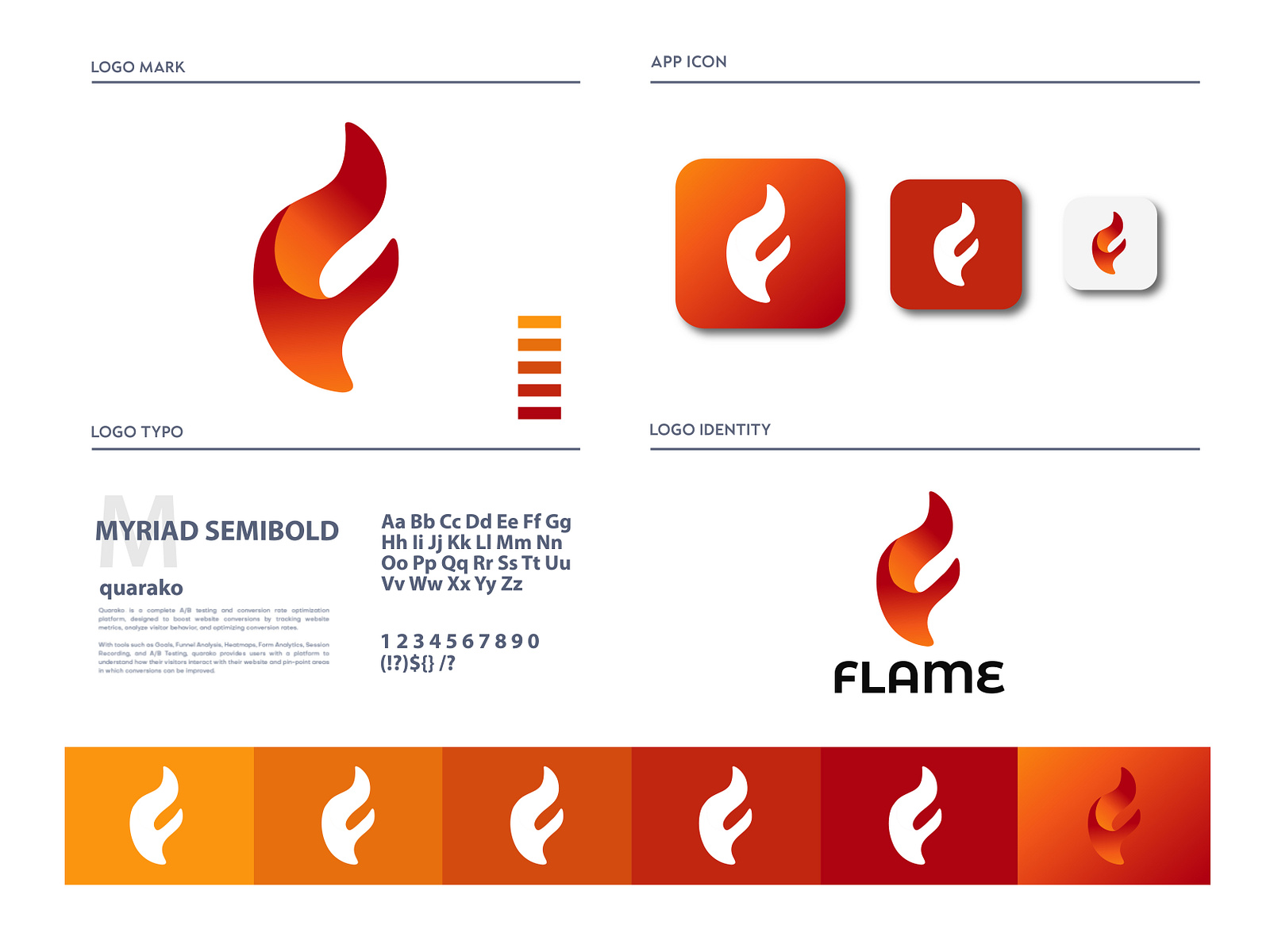 FLAME CONCEPT - LOGO DESIGN by Likhon Ghosh on Dribbble
