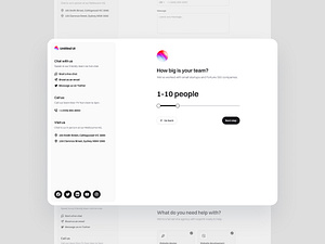 Contact multi-step form — Untitled UI by Jordan Hughes® on Dribbble