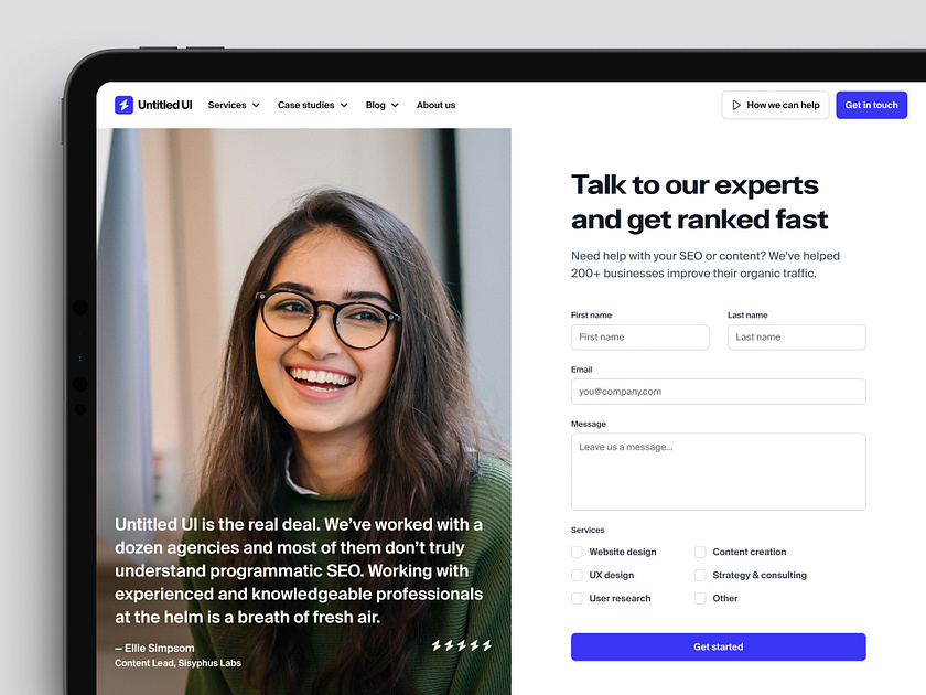 Browse thousands of Quote UI images for design inspiration | Dribbble