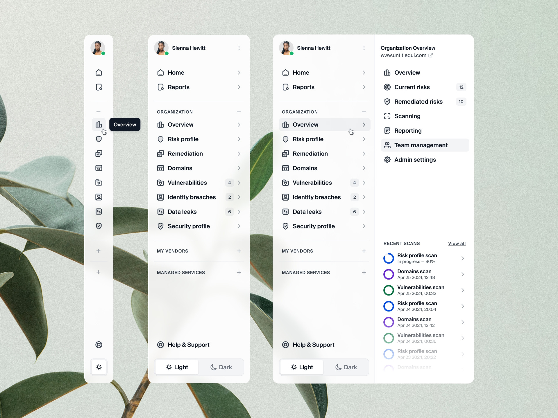 Sidebar navigation — Untitled UI by Jordan Hughes® on Dribbble