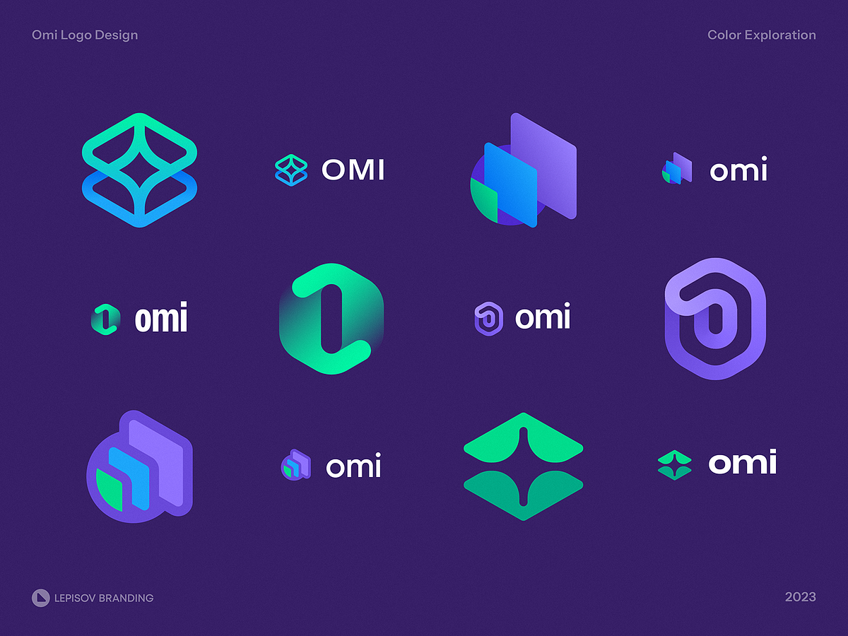 Omi Logo Color Exploration by Dmitry Lepisov for Lepisov Branding on ...