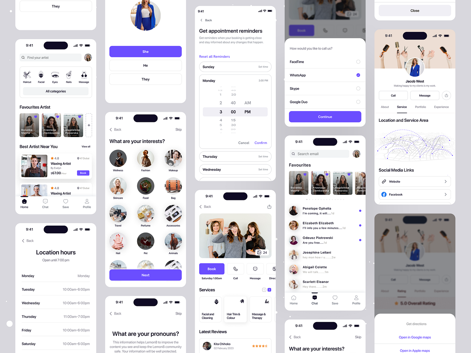 Service App UI by Ofspace UX/UI on Dribbble
