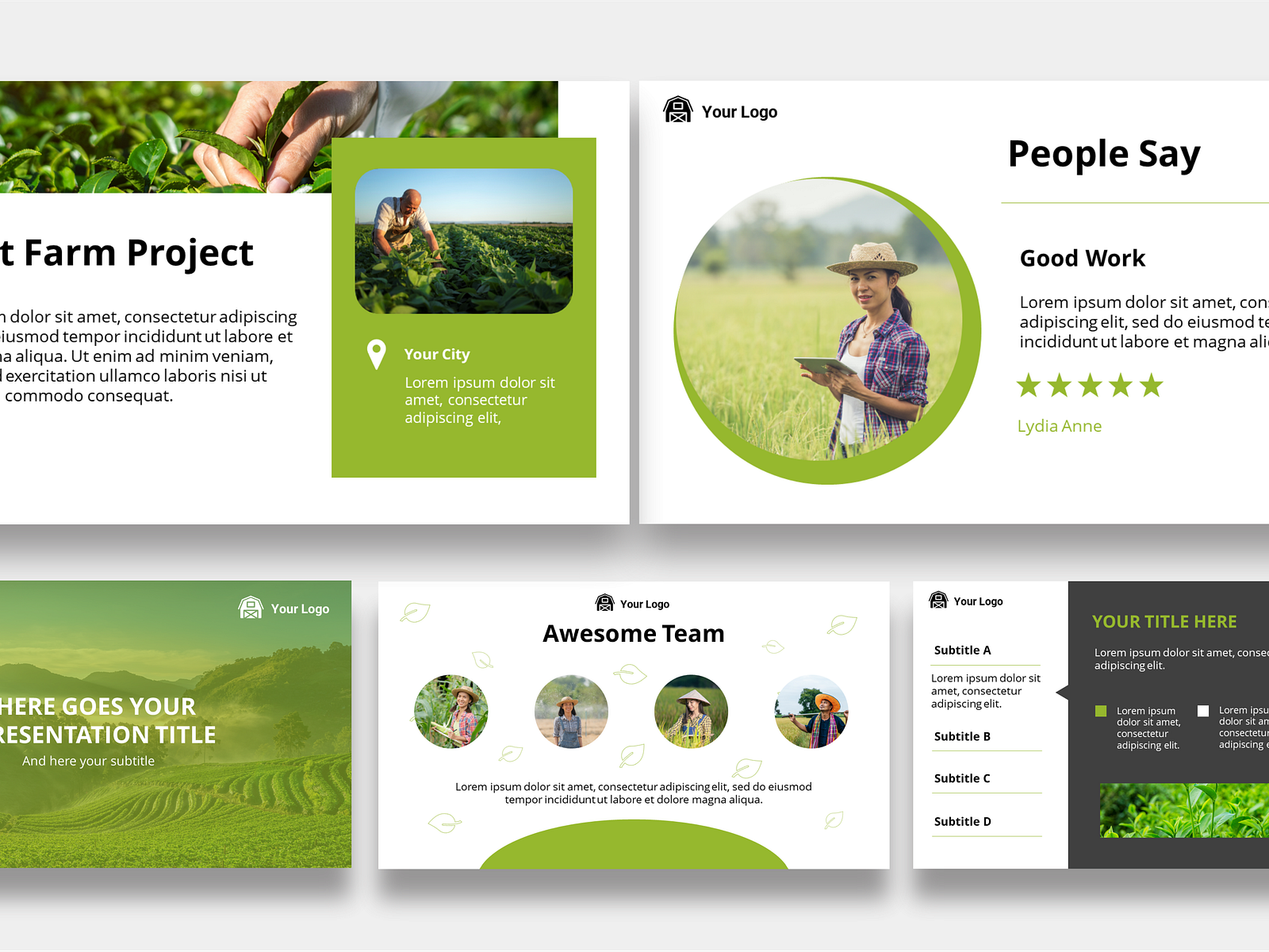 Agricultural PowerPoint Design by Neola on Dribbble