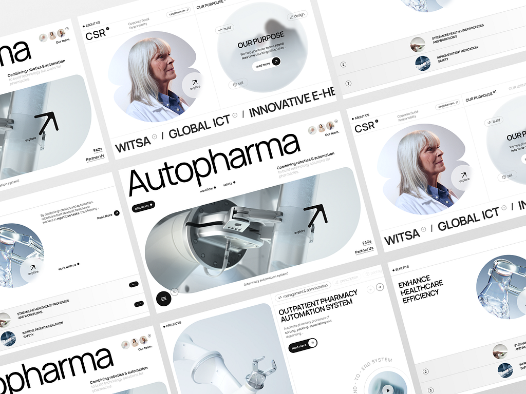 Pharmaceutical Website Design by Levi Wilson on Dribbble