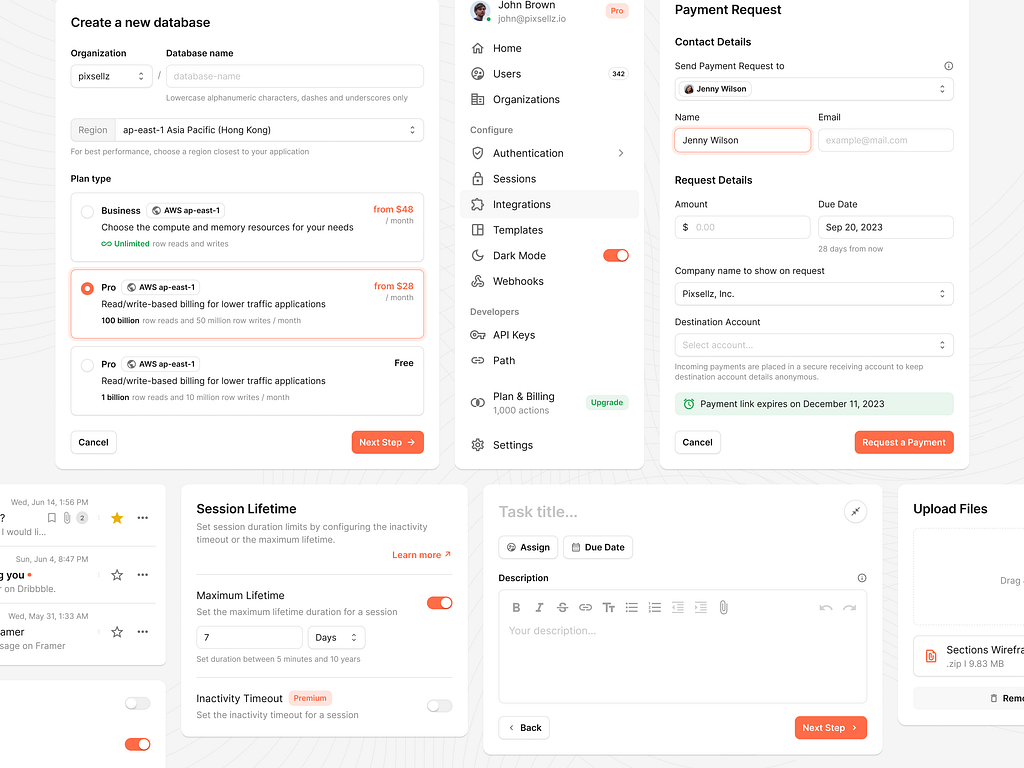 Forms / UI Kit / Design System by Pixsellz on Dribbble