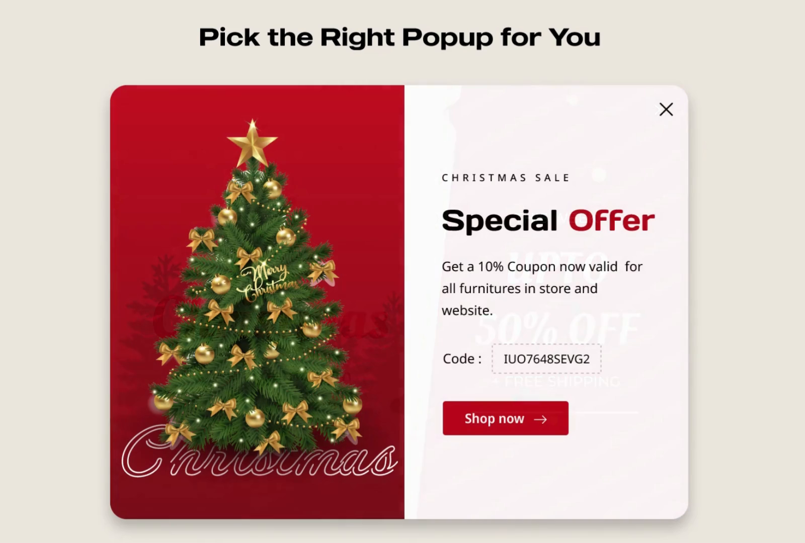 Christmas Pop-Up Ideas to Increase Your Holiday Sales Free🎄🎅🎁 by ...