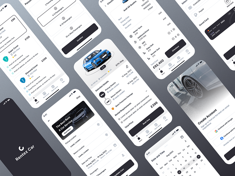Car Booking App UI Design Case Study // Jacksphere by Jacksphere on ...