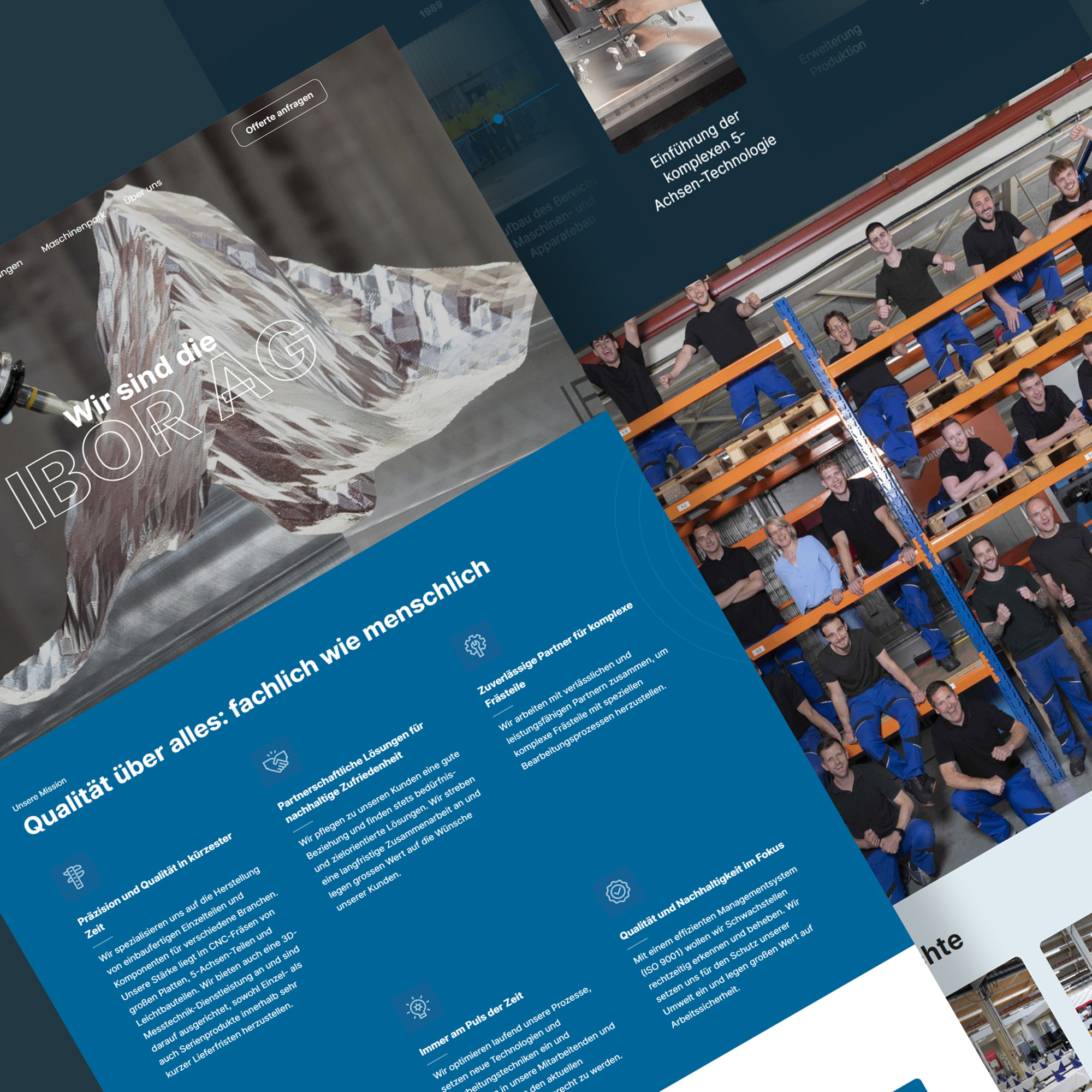 Ibor AG's Precision Website Revamp by Klimt Creations on Dribbble