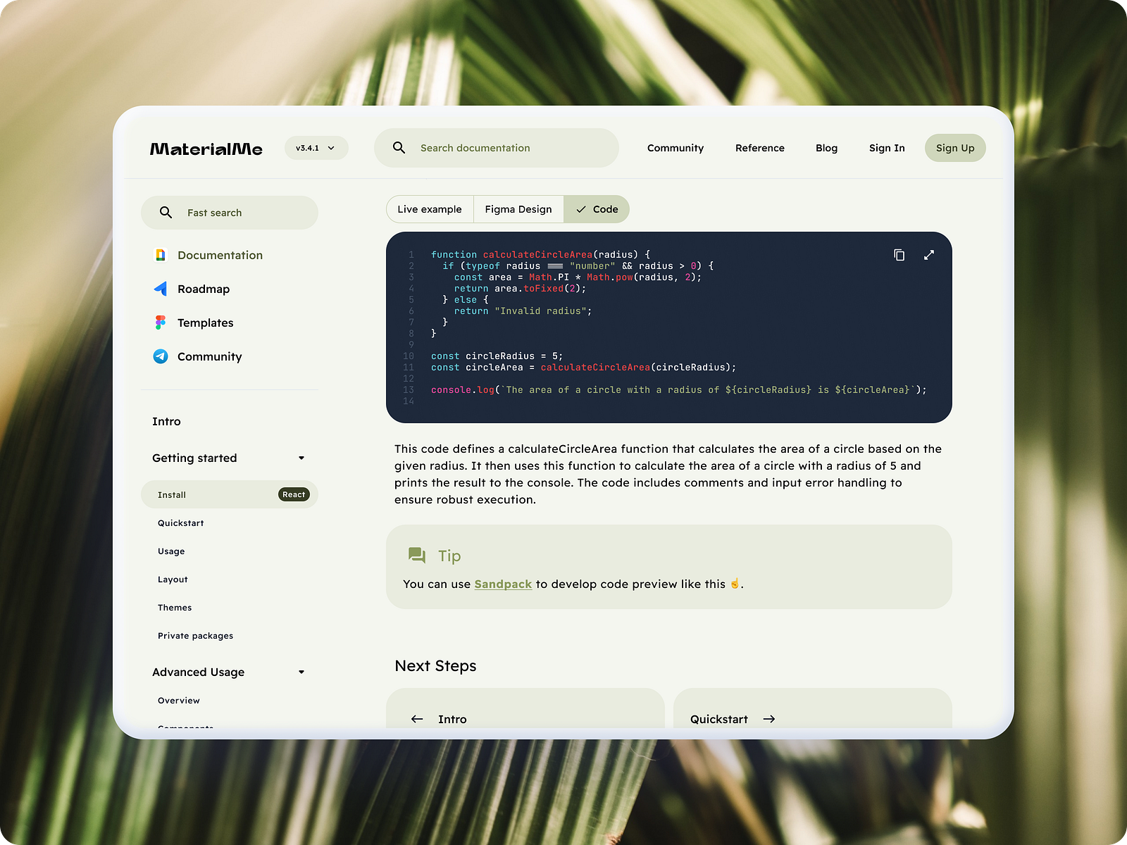 API / Documentation • Material You (m3) • Design system by F e l i ︎ ...