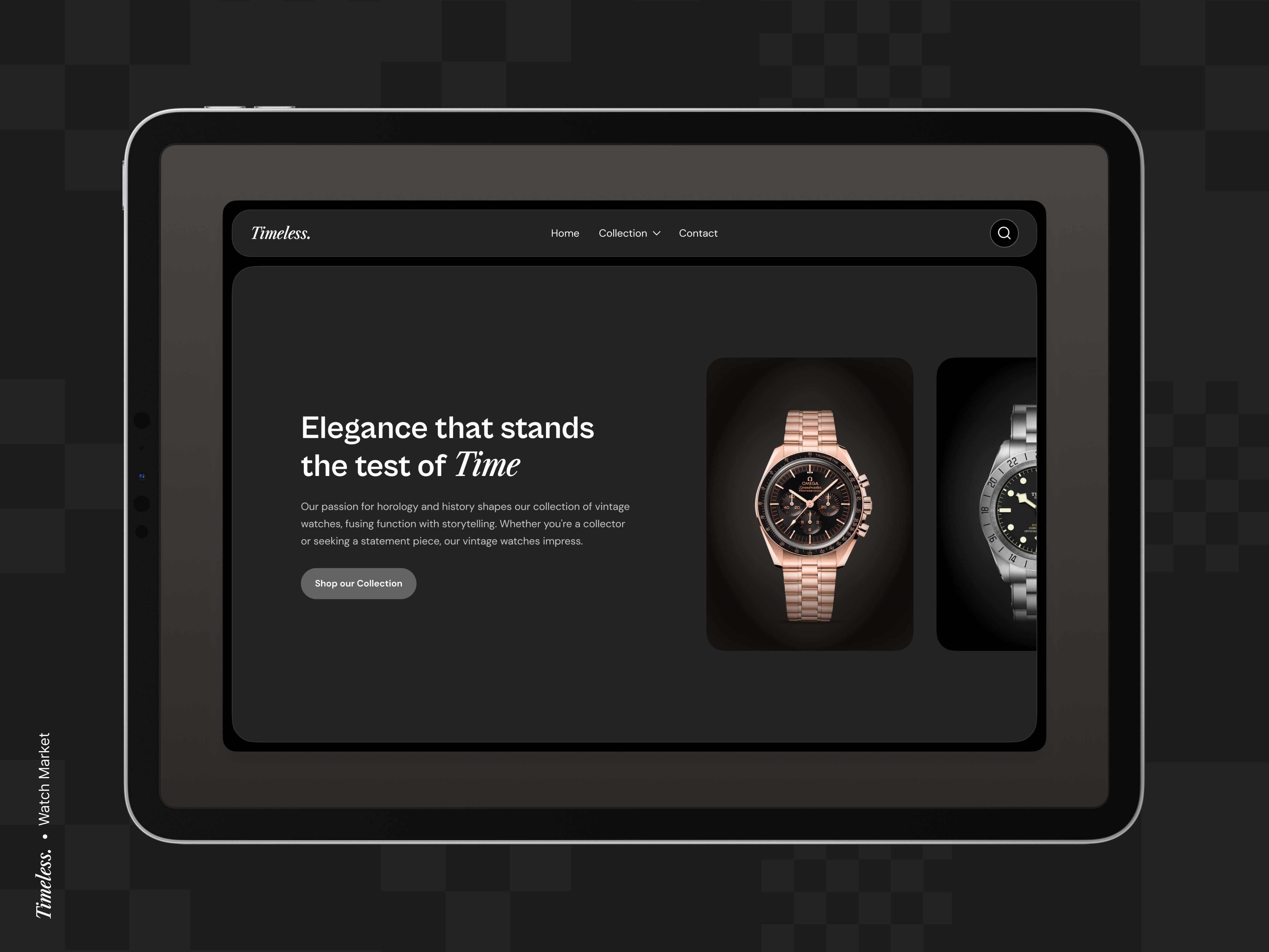 Watch Market - Hero Variants by Anthony Choren on Dribbble