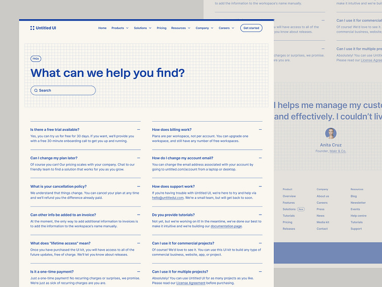 Frequently Asked Questions (FAQs) — Untitled UI by Jordan Hughes® on ...