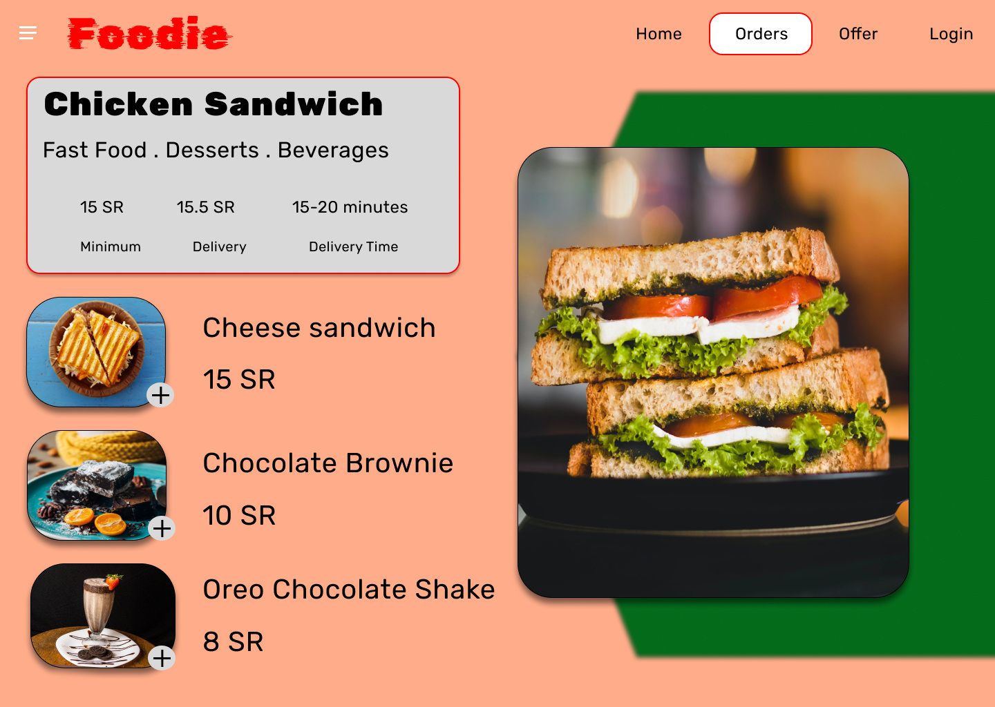 Food Order by Shahira Najini on Dribbble