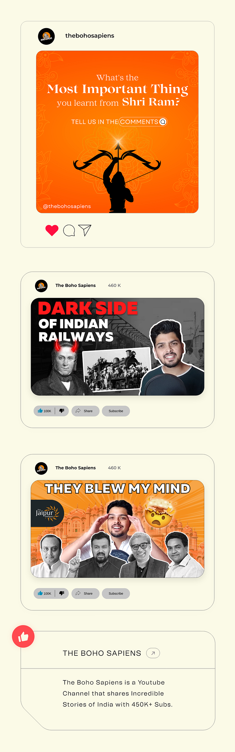 Social Media Creatives (Part 1) by Paras Talwar (Ingenious Buck) on ...