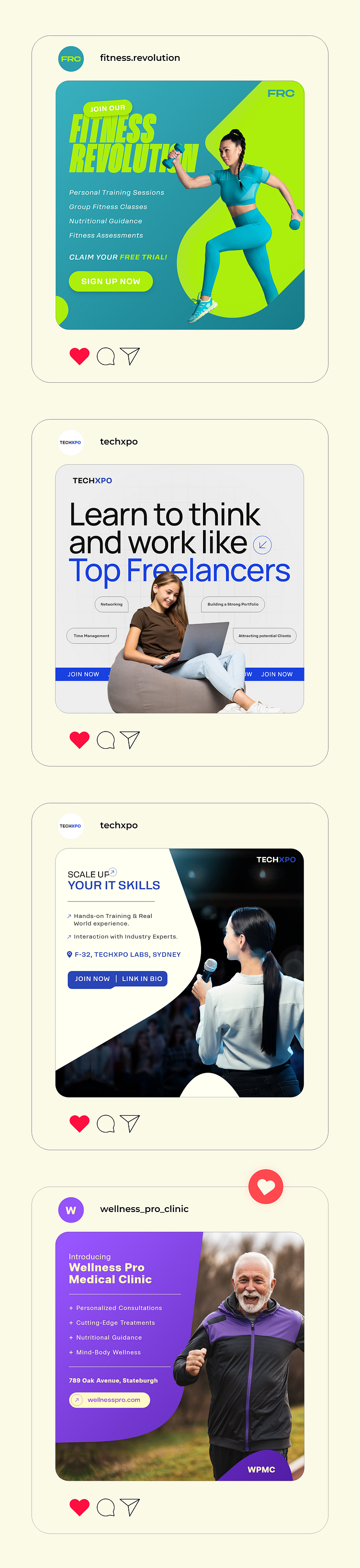 Social Media Creatives (Part 1) by Paras Talwar (Ingenious Buck) on ...