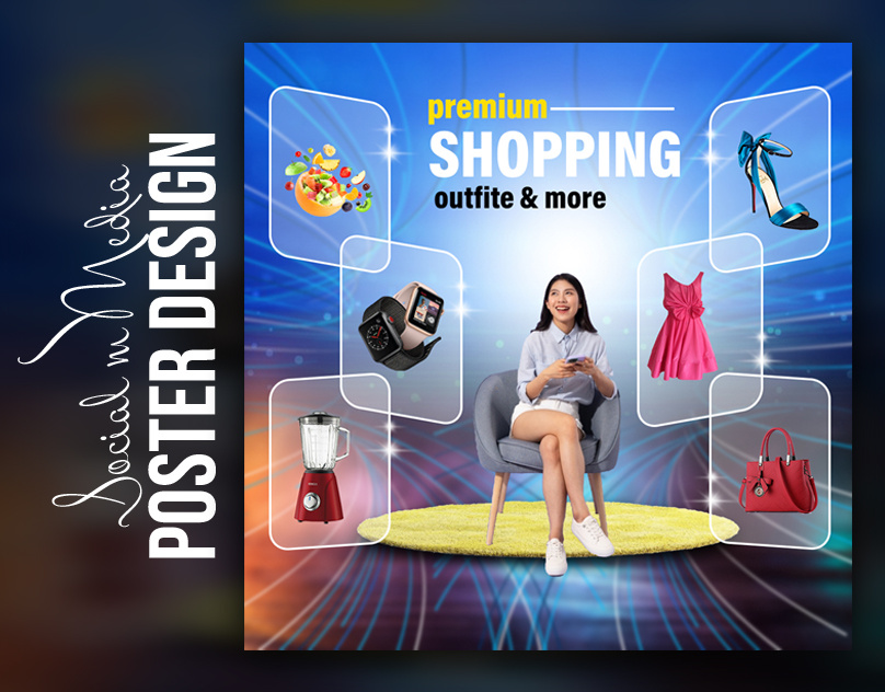 Shopping Social Media Post Design by Mahatir Mushfiq Megh on Dribbble