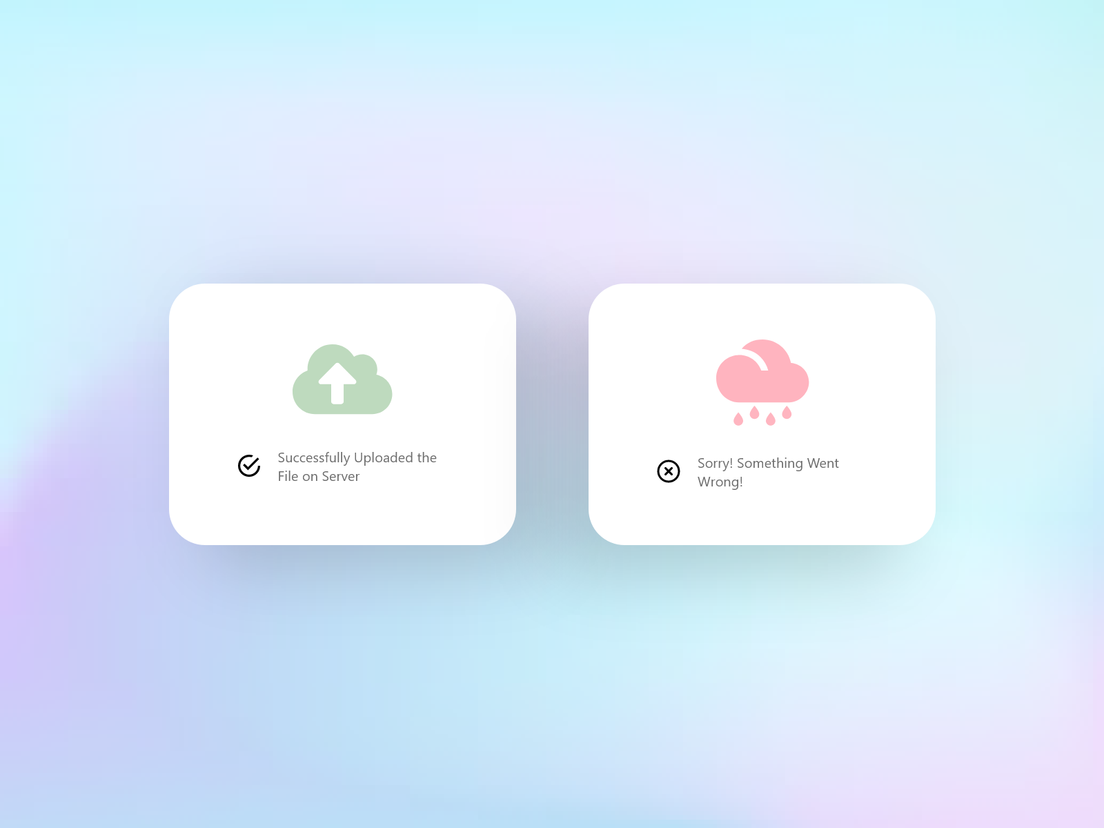 Flash Message UI by Masrur Amin Noor on Dribbble
