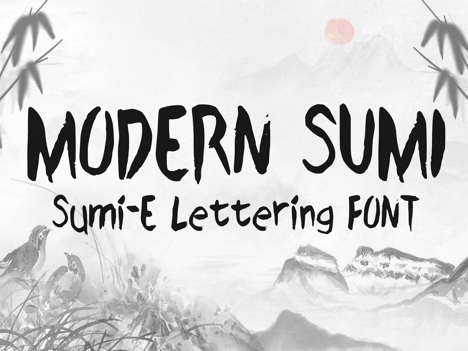 Modern Sumi Font by MVMET fonts on Dribbble