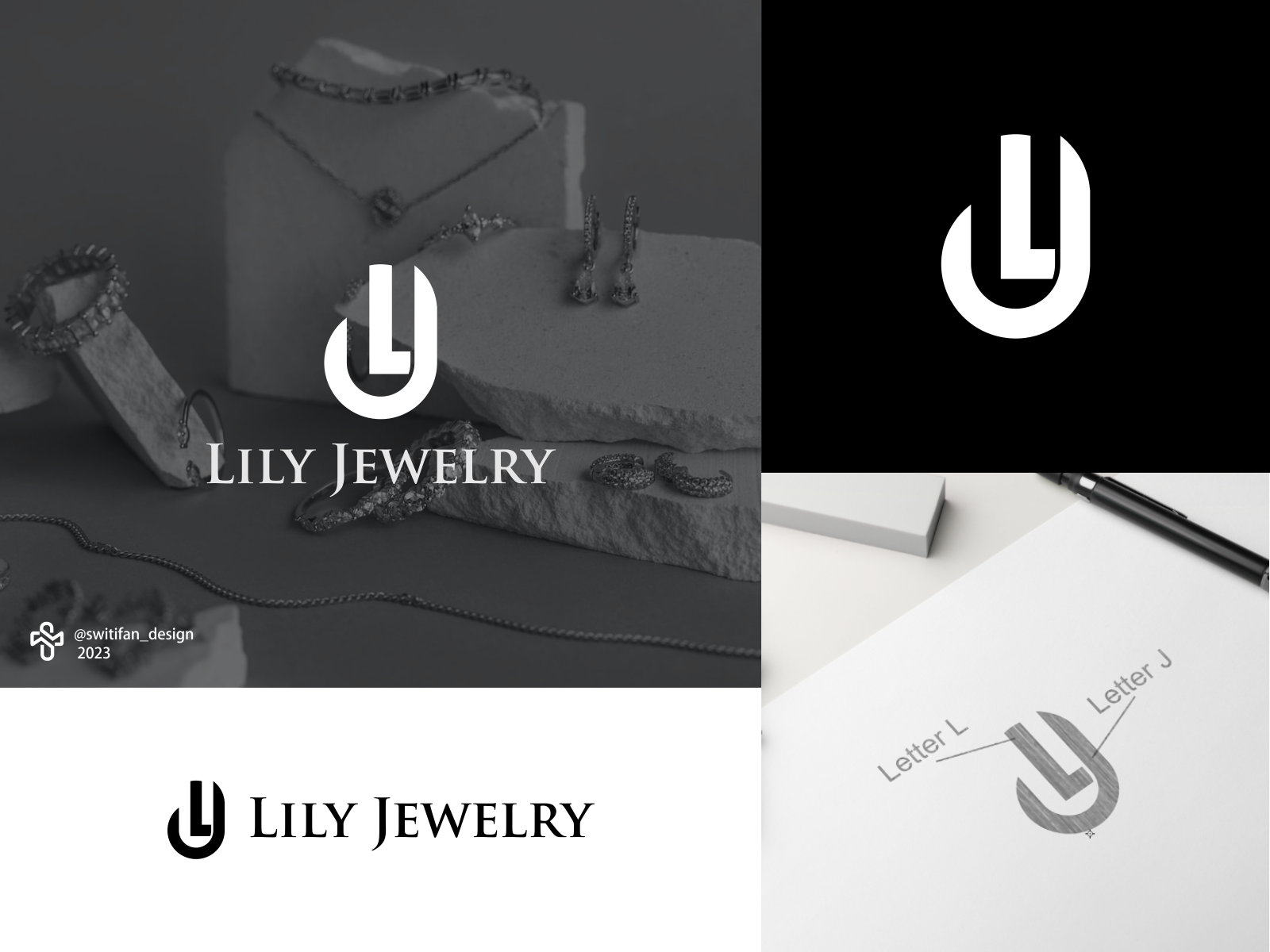 LJ Logo Design by switifan design on Dribbble