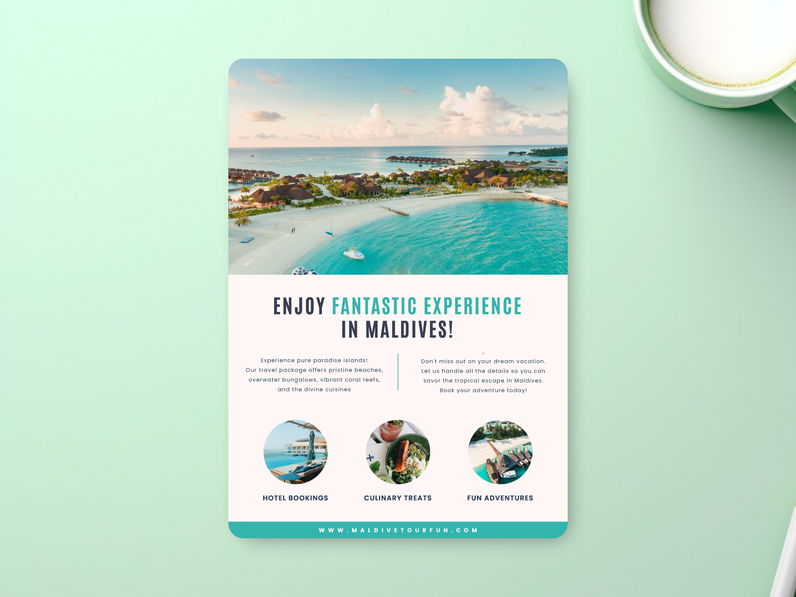 Simple Minimalist Travel Poster by Galih Mukti on Dribbble