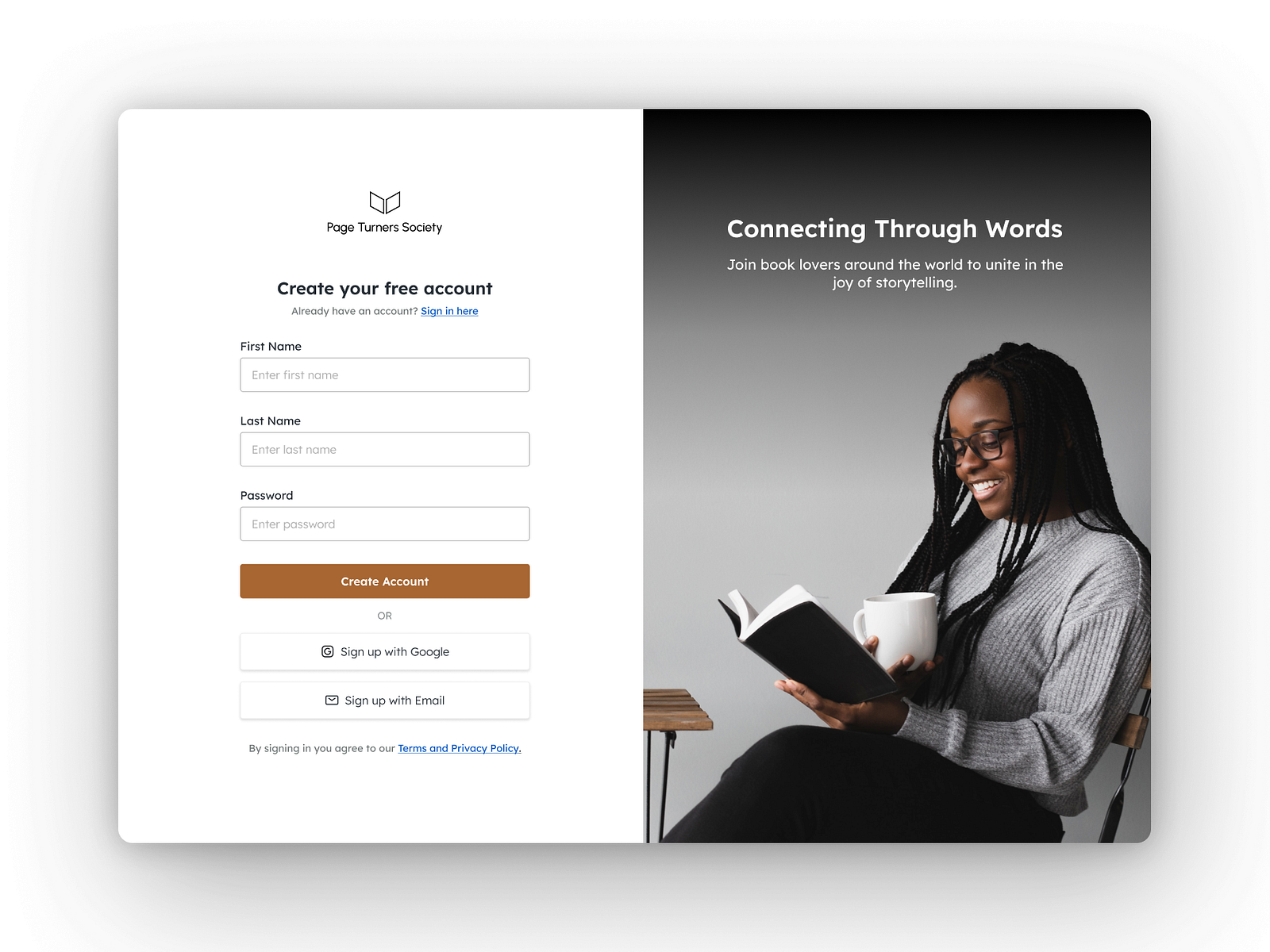 Sign Up Screen By Christine Moore On Dribbble 