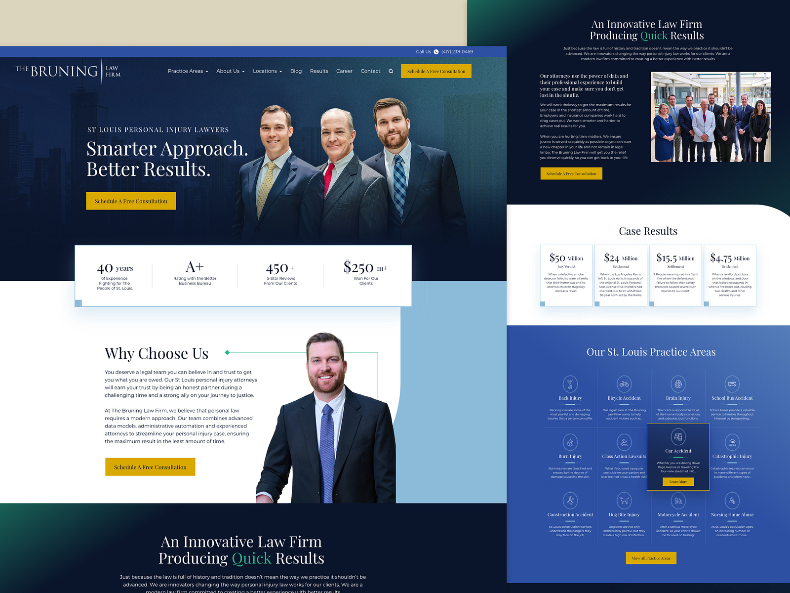 Law Firm Website Design by Rankings on Dribbble